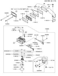 Kawasaki Engines FX850V-FS10 4 Stroke Engine FX850V Carburetor | Shank ...