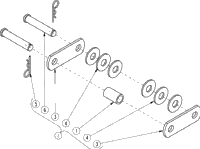 Land Pride QH05 Floating Top Link Qh05 & Qh10 | Kubota Tractor