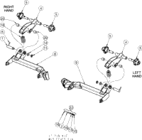 Land Pride RCM5715 Axle Wings Independent Suspension S/N 2161852 ...
