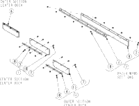Land Pride RCM6615 SERIES 2 S/N 944730+ (Discontinued) Guards Rubber ...