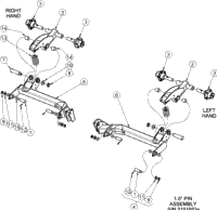 Land Pride RCM5715 Axle Wings Independant Suspension S/N 2161853 ...