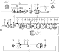 Land Pride RCR1884 Driveline W/ 4 Plate Slip Clutch (826-510C) | Kubota ...
