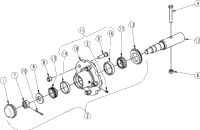 Land Pride RCM3620 (Discontinued) Hub Assembly & Spindle (331-496S ...