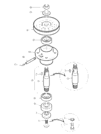 Land Pride AFM4011 & AFM40133 Hub & Spindle Assembly (310-139S ...
