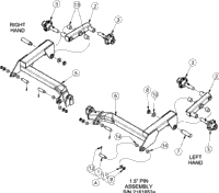 Land Pride RCM5715 Axle Wings Walking Tandem S/N 2161853+ | Kubota Tractor