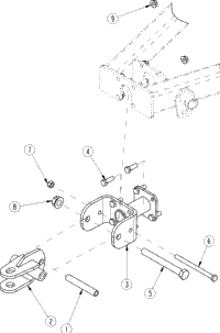 Land Pride RC3615 SERIES 2 S/N 945023+ Hitch Standard Pivoting Clevis ...