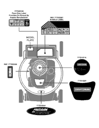 MTD Canada 11A-A1S5599 (C459-36401) (2014) Label Map 11A-A1s5599 ...