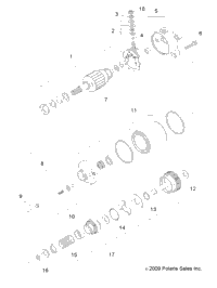 2013 Polaris RANGER 500 MIDSIZE (R13RH50AG/AH/AM/AR) Engine, Starting ...