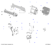 2025 Polaris GENERAL XP 1000 ULTIMATE (G25GXK99AM/AR/BM/BR) Electrical ...