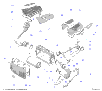 2025 Polaris RZR PRO S ULTIMATE (Z25SPD92AA/AF/AL/BA/BL/BF) Engine, Air ...