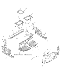 2015 Polaris RANGER CREW 900 ALL OPTIONS (R15RUA87/E87/YAA/ZAC) Body ...