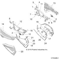 2023 Polaris RZR XP 4 1000 PREMIUM (Z23N4V99AL/BL/AR/BR) Body, Doors ...