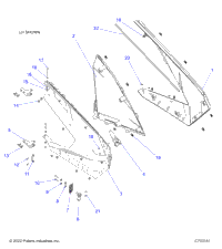 2023 Polaris RZR PRO R RC (Z23RGK2KAJ/BJ) Body, Doors | Powersports ...