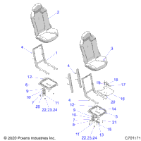 2021 Polaris RZR XP 1000 (Z21NAE99AC/AK/BC/BK/K99AG/AP/BG/BP) Body ...