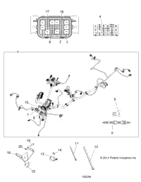 2016 Polaris INTL SPORTSMAN 570 SP EPS TRACTOR (A16SHS57CM) Electrical ...