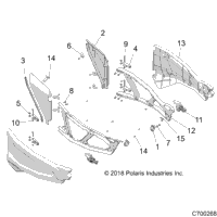 2020 Polaris RZR XP TURBO (Z20NAE92AL/AR/BL/BR/FAL/AR) Body, Doors ...