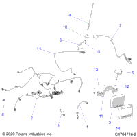 2025 Polaris RZR TRAIL S 1000 ULTIMATE (Z25ASK99A6/B6) Electrical, Ride ...