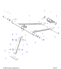 2024 Polaris 850 RMK PRO 155 ALL OPTIONS (S24TFK8RS) Suspension, Torque ...