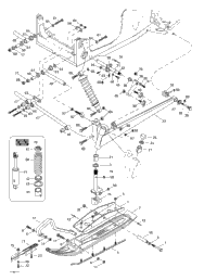2000 Ski-Doo Mach Z Front Suspension And Ski | Fox Powersports Ski-Doo ...