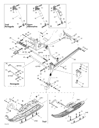 2002 Ski-Doo MX Z 500/600/700/800 Front Suspension And Ski | Fox ...