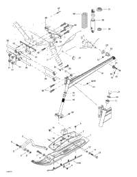 2001 Ski-Doo Summit 500 F Front Suspension And Ski | Fox Powersports ...
