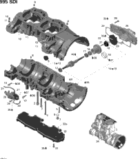 2007 Ski-Doo Summit Highmark & Highmark X 1000 SDI Crankcase | Fox ...