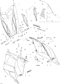 2006 Ski-Doo MX Z 380F Hood Mx Z | Fox Powersports Ski-Doo Partshouse