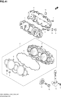 2014 Suzuki GSX1300RAL4 Speedometer (Gsx1300ral4 E28) | Babbitt's OEM ...