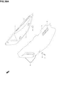 2001 Suzuki DR650SE Frame Cover (Model K2) | Clawson Motorsports