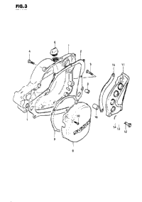 1983 Suzuki RM250 Crankcase Cover | Powersports Discount