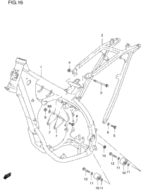 1998 Suzuki RM125 Frame | CarolinaCycle