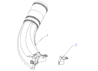 Troy-Bilt 19B70055GFP 50 & 54-Inch Double Bagger Lower Chute | Shank's ...