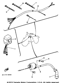 1983 Yamaha YTM200L (YTM200K) Electrical 1 | Flemington Yamaha