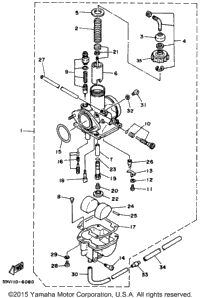 1986 Yamaha MOTO-4 (YFM225S) Carburetor | Babbitts Online