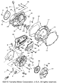 1986 Yamaha MOTO-4 (YFM225S) Crankcase Cover 1 | Yamaha Parts Monster