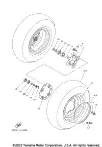 2021 Yamaha YFZ450R SPECIAL EDIT (YFZ45YSSMW) Front Wheel | Powersports ...