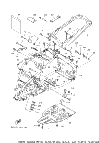 2025 Yamaha RAPTOR 700 (YFM70RSBSS) Frame | Yamaha Parts Monster