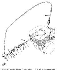 1974 Yamaha DT360A Decompression Valve Dt360a | CarolinaCycle