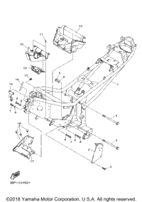 2012 Yamaha FZ6R (FZ6RBCW) Frame | Yamaha Parts Pro