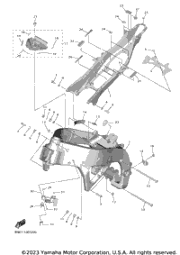 2017 Yamaha YZFR6 (YZFR6HB) Frame | Powersports Discount