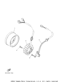 2026 Yamaha TW200 (TW200T2C) Generator | PartsPitstop.com