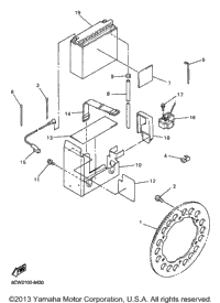 1998 Yamaha VMAX 500 XTC DELUXE (ELEC START) (VX500XTCDB) Electrical 2 ...