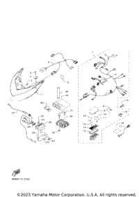 2023 Yamaha SIDEWINDER XTX LE 14 (SW1NXLPL) Electrical 1 ...
