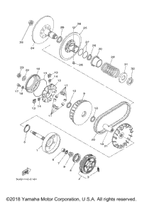 2007 Yamaha RHINO 660 (YXR66FW) Clutch | Babbitts Online