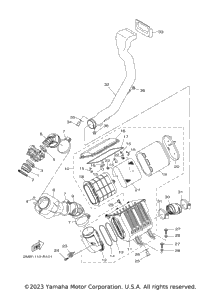 2017 Yamaha WOLVERINE (YXE70WDBHG) Intake | Ronnie's Mail Order