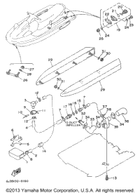 1996 Yamaha WAVE VENTURE 700 (WVT700U) Hull - Deck | CyclePartsNation ...