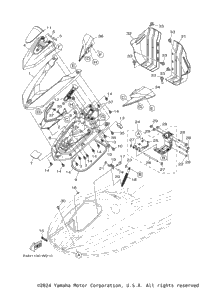 2025 Yamaha VX-C (VX1050GB) Engine Hatch 1 | CyclePartsNation Yamaha ...
