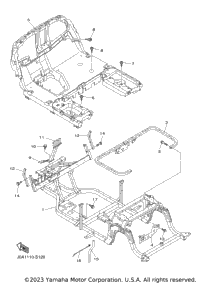 2017 Yamaha Golf Car DRIVE2 (DR2A17) Frame | TNT Golf Car & Motorsports