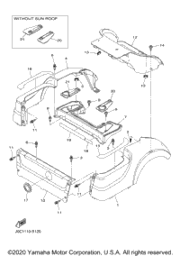 2017 Yamaha Golf Car DRIVE2 (DR2E17) Body 2 | TNT Golf Car & Motorsports