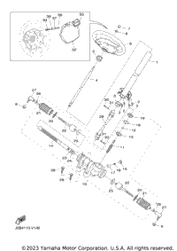 2020 Yamaha Golf Car DRIVE2 CONCIERGE 6 (DR2E20 PTV6) Steering | TNT ...